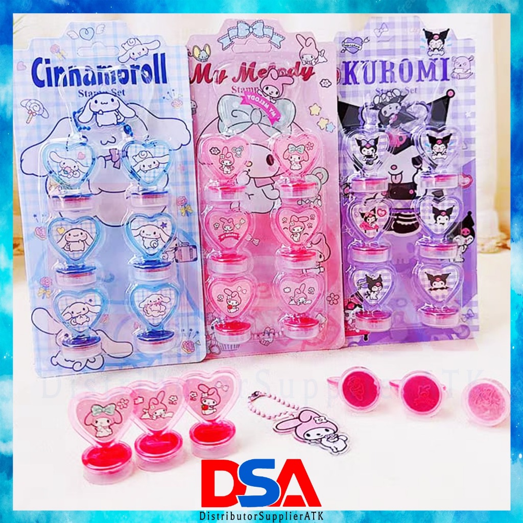Jual STEMPEL KARTUN MINI MOTIF SANRIO CUTE MAINAN STEMPEL KARTUN LUCU ...
