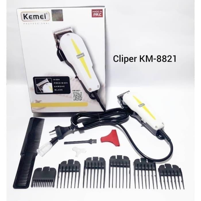 Jual Mesin Cukur Rambut Hair Clipper Kemei KM-8821 Alat Cukur Rambut Elektrik Km-8821 Terlaris ...