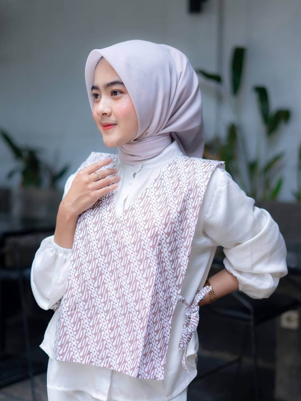 Jual PROMO Vest Batik Termurah All Size Vest Rompi Batik Viral Vest ...
