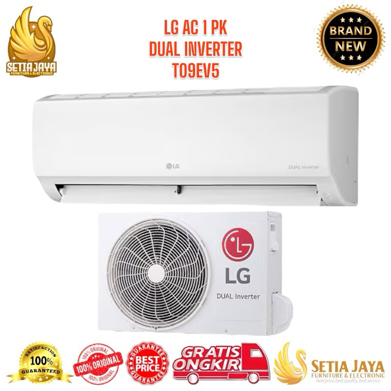 Jual AC LG 1 PK DUAL INVERTER - LG AC T09EV5 INVERTER | Shopee Indonesia
