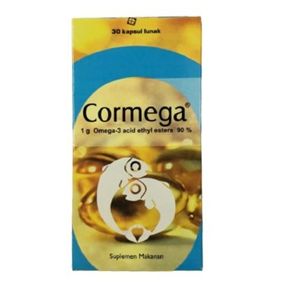 Jual Cormega 30 Kapsul - Omega 3 1000 mg EPA DHA Kesehatan Tubuh ...