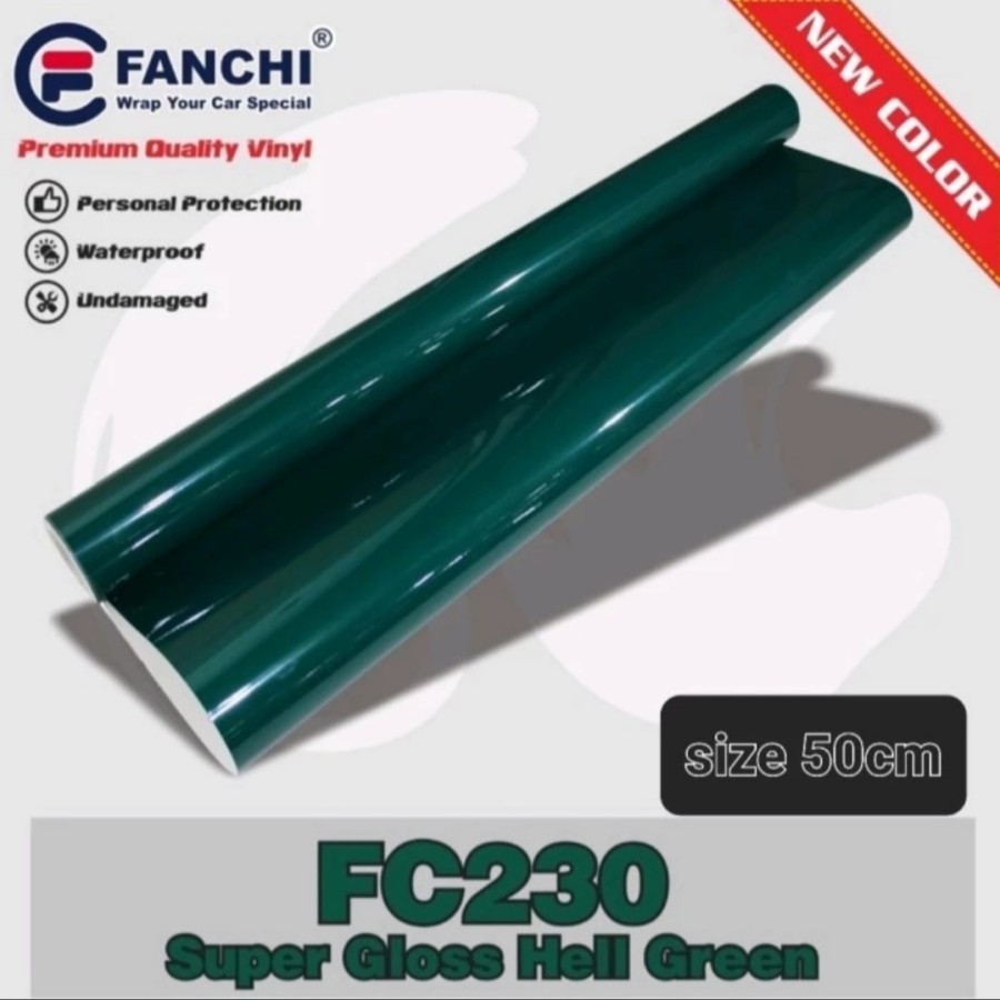 Jual Sticker skotlet Fanchi FC230 Super Gloss Glossy Hell Green Premium ...