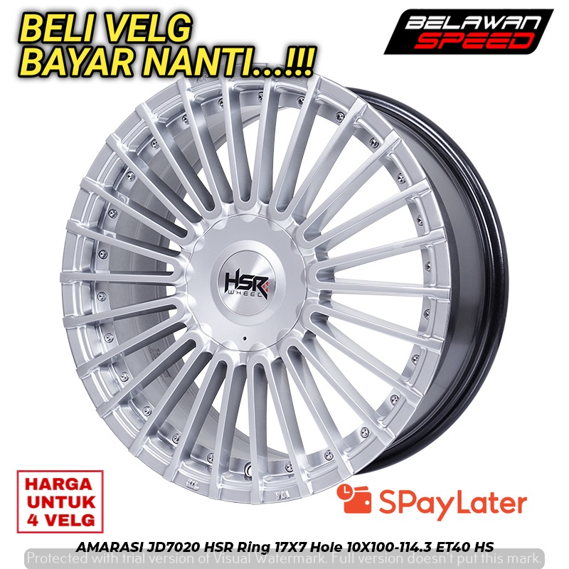Jual VELG MOBIL RACING VELG MODIFIKASI RING 17 HSR AMARASI PCD 5X100 ...