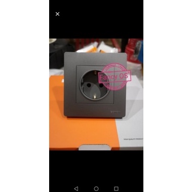 Jual KODE W99D Stop kontak colokan listrik Boton M5 Space Grey | Shopee ...