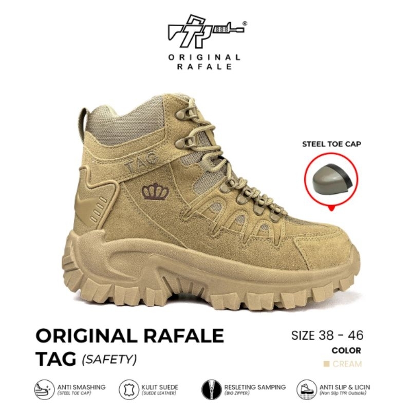 Jual Sepatu Tactical Original Rafale TAG SWAG Safety / Sepatu Tactical ...