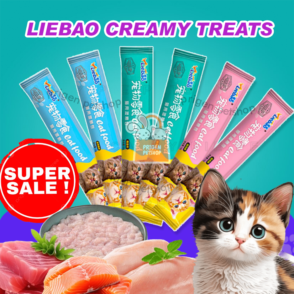 Jual Liebao Snack Kucing Kitten Adult 15g/Strip Snack - Pengemukan ...