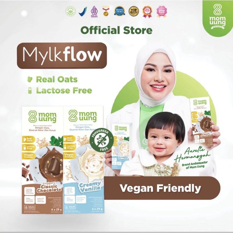 Jual MOMUUNG SUSU PELANCAR ASI BOOSTER MOM UUNG Rasa Coklat dan Vanilla ...