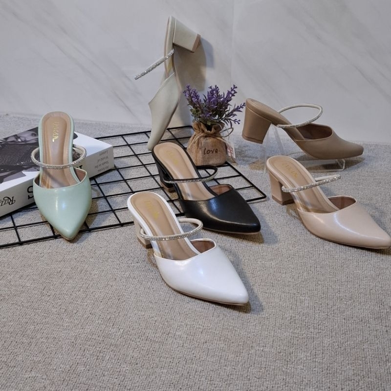 Jual INKA SHOES- ERICA HEELS ,sendal sepatu wanita heels terbaru,sendal ...