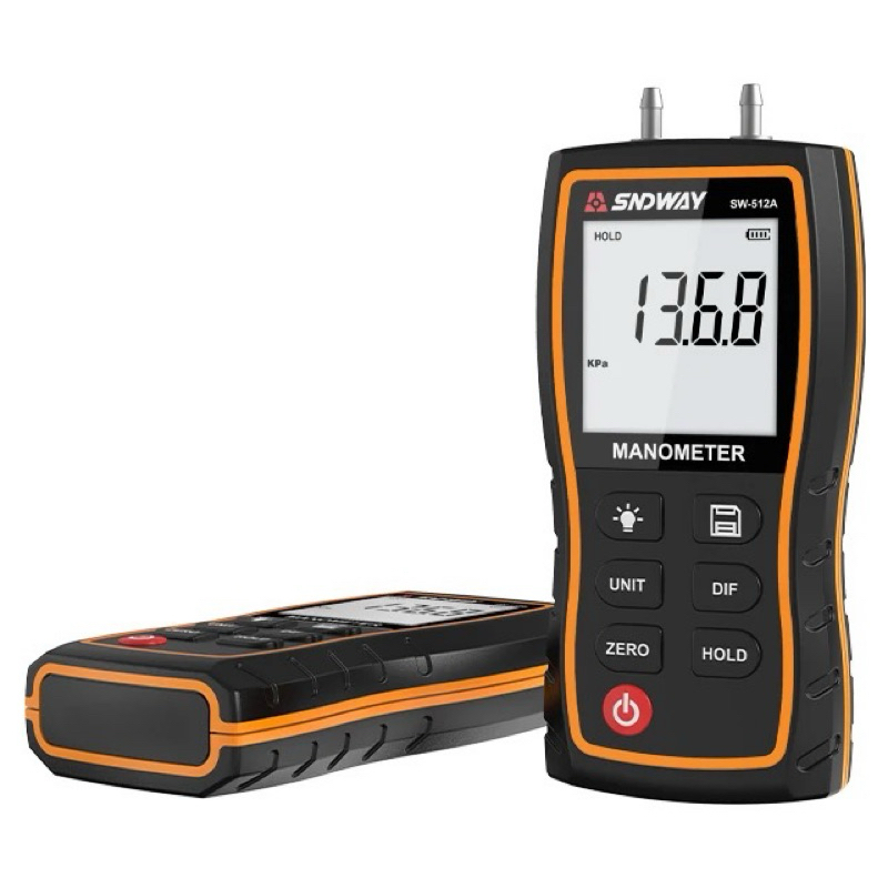 Jual Sndway SW-512A Pengukur Tekanan Differential Gage Hand Digital Display Pressure Meter ...