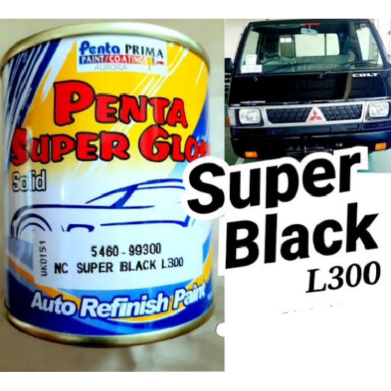 Jual Cat Hitam Kilap Super Black L300 Penta Super Gloss Cat Sepeda ...