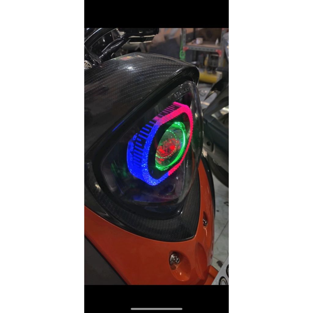 Jual HEADLAMP CUSTOM PROJIE BILED YAMAHA FINO 125 PREMIUM / SPORTY ...
