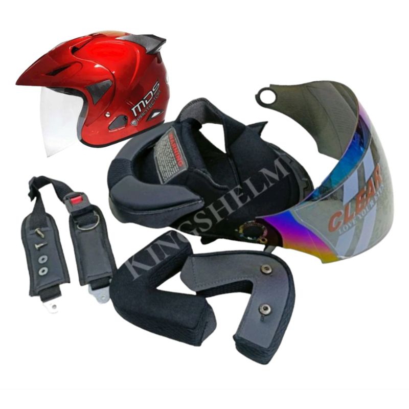 Jual busa helm mds protecktor plus kaca helm | Shopee Indonesia
