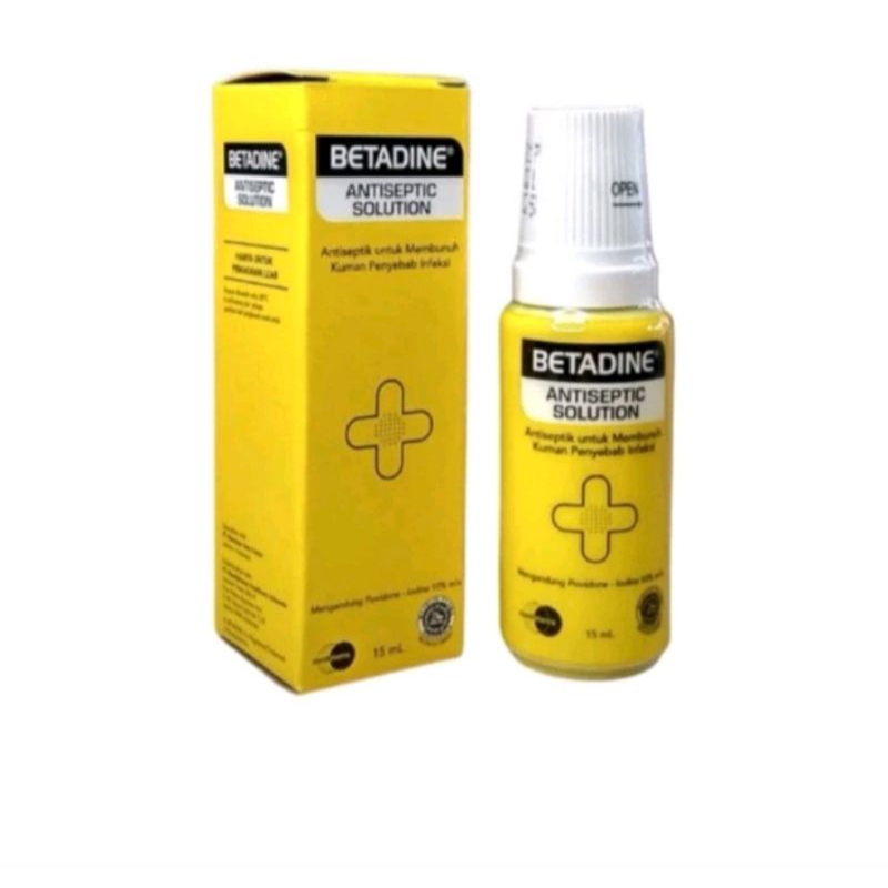 Jual BETADINE Antiseptic Solution 5 ml, 15 ml & 30 ml. | Shopee Indonesia
