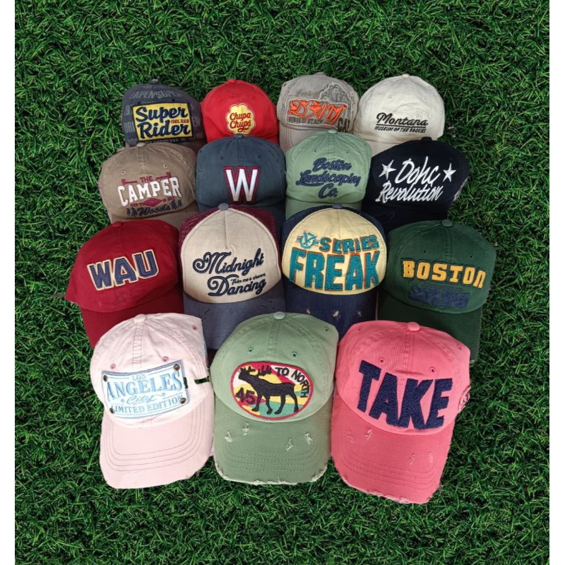 Jual TOPI VINTAGE RIPPED/TOPI Y2K/TOPI BELEL/ TOPI SOBEK/ TOPI BASEBALL ...