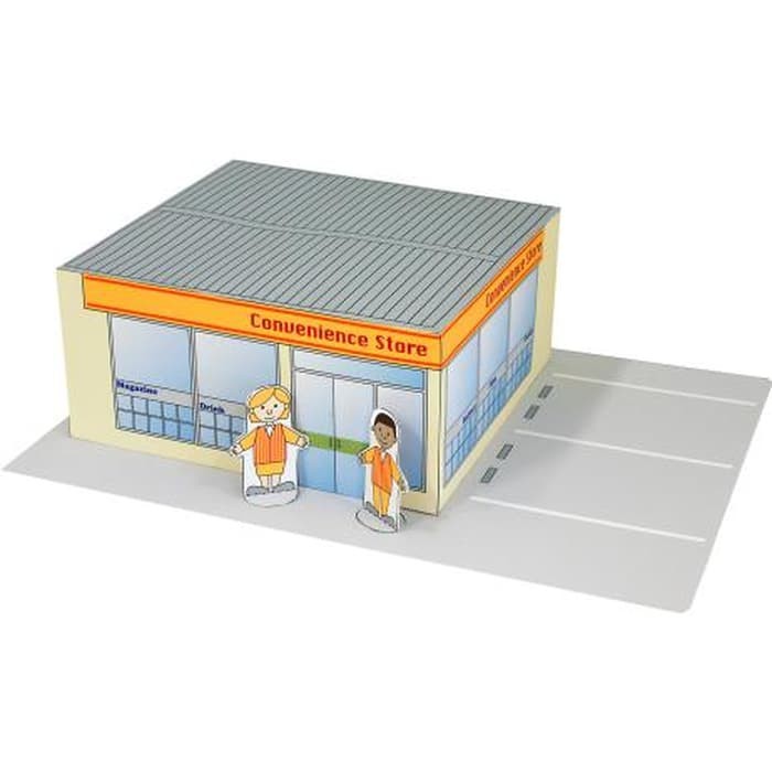 Jual DIY Papercraft Diorama Toko Kelontong | Shopee Indonesia