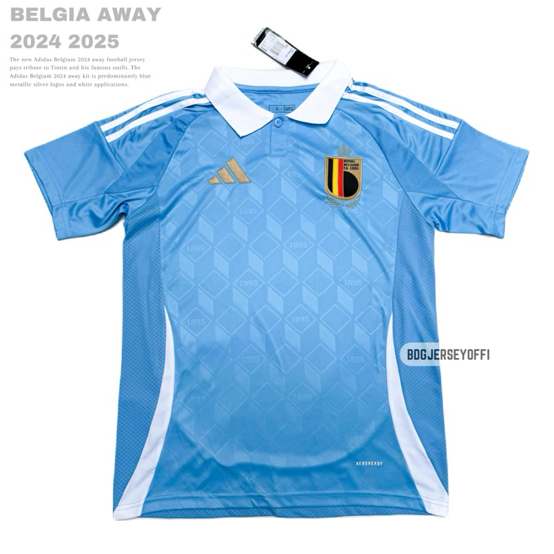 Jual JERSEY BELGIA AWAY OFFICIAL 2024 2025 GRADE ORI TOP | Shopee Indonesia