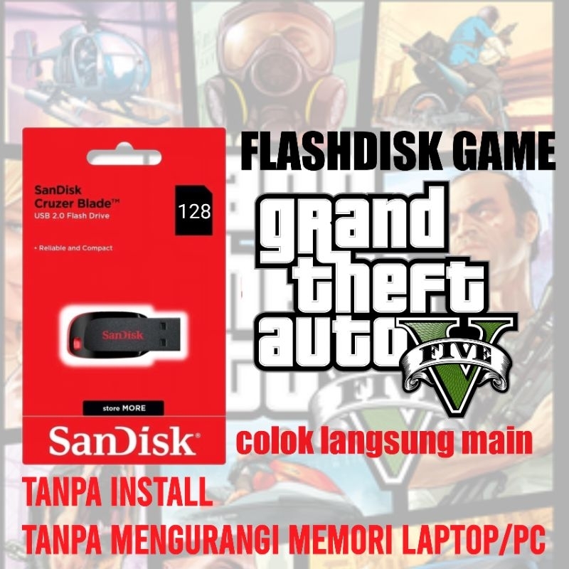 Jual Flashdisk game GTA V (langsung main tanpa install) | Shopee Indonesia