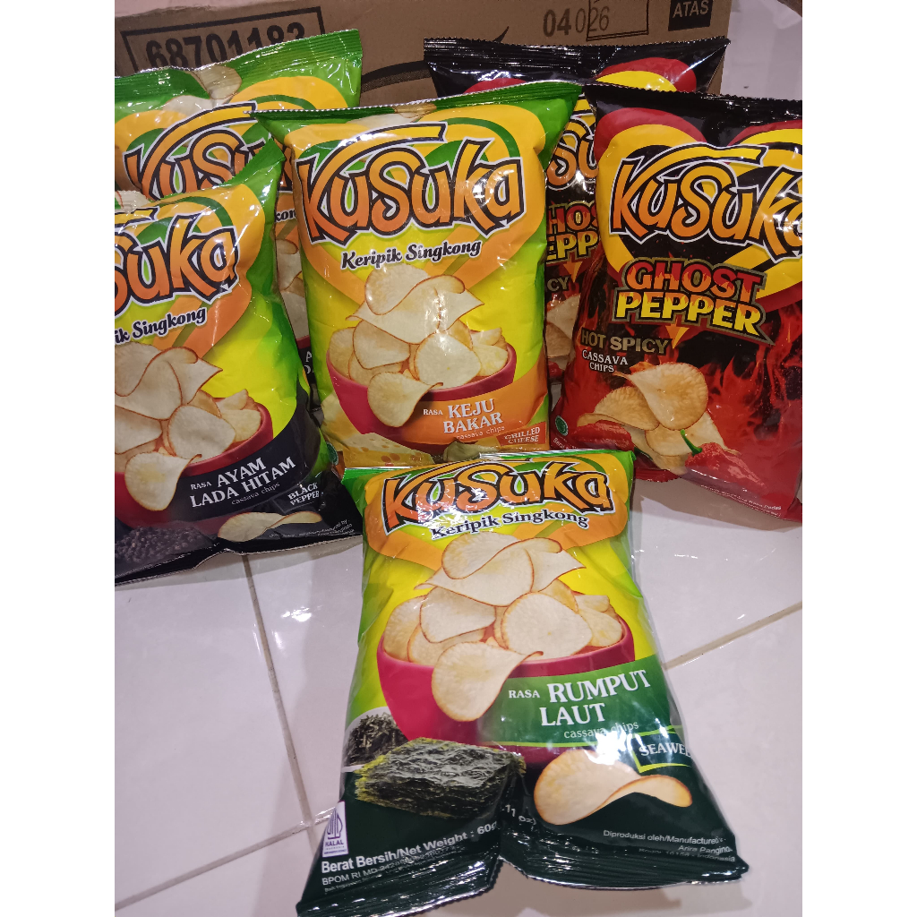 Jual Kusuka Keripik Singkong 60gr All Varian Aneka Rasa / KUSUKA ... Jual Kusuka Keripik Singkong 60gr All Varian Aneka Rasa / KUSUKA ...