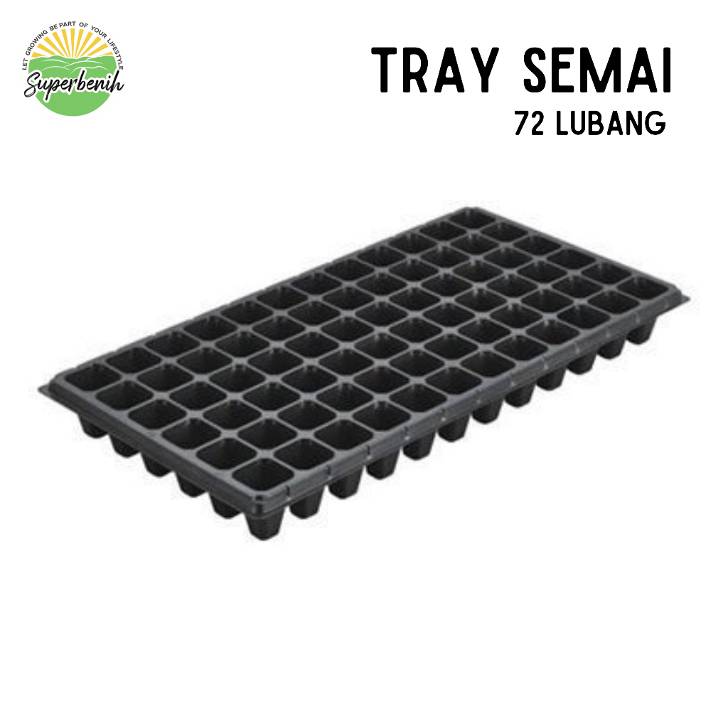 Jual Tray Semai Bibit Sayuran, Bunga, Lubang 32, 50, 72, 105, 128, 162 ...