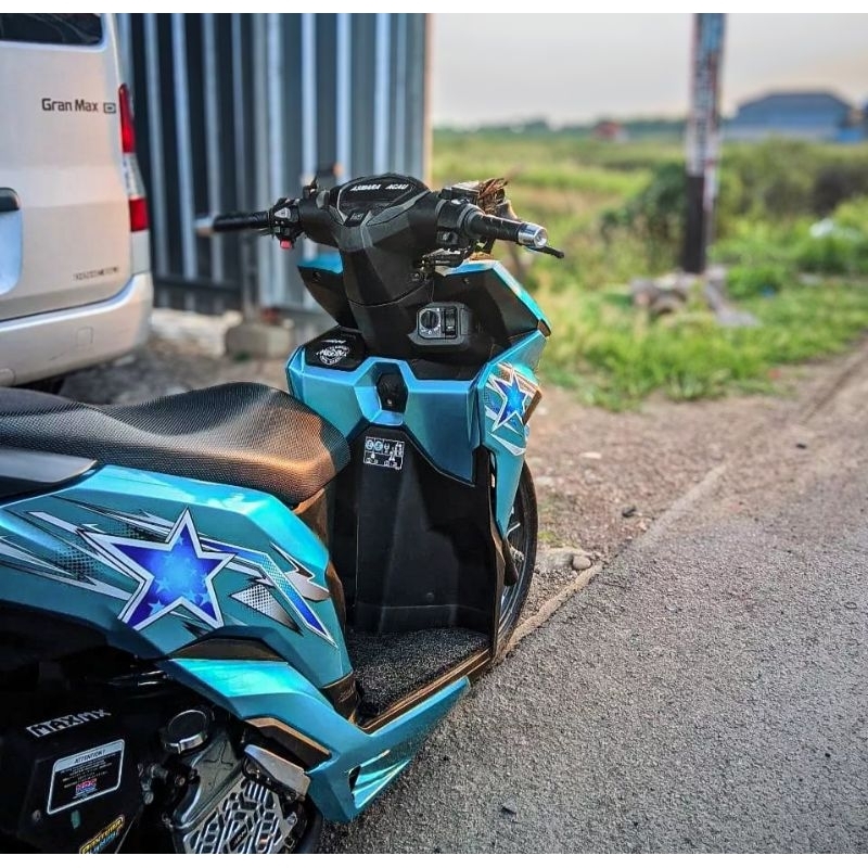 Jual STRIPING STICKER TRANSPARAN VARIO 125 NEW GEN 2 CUSTAME DIESEL ...