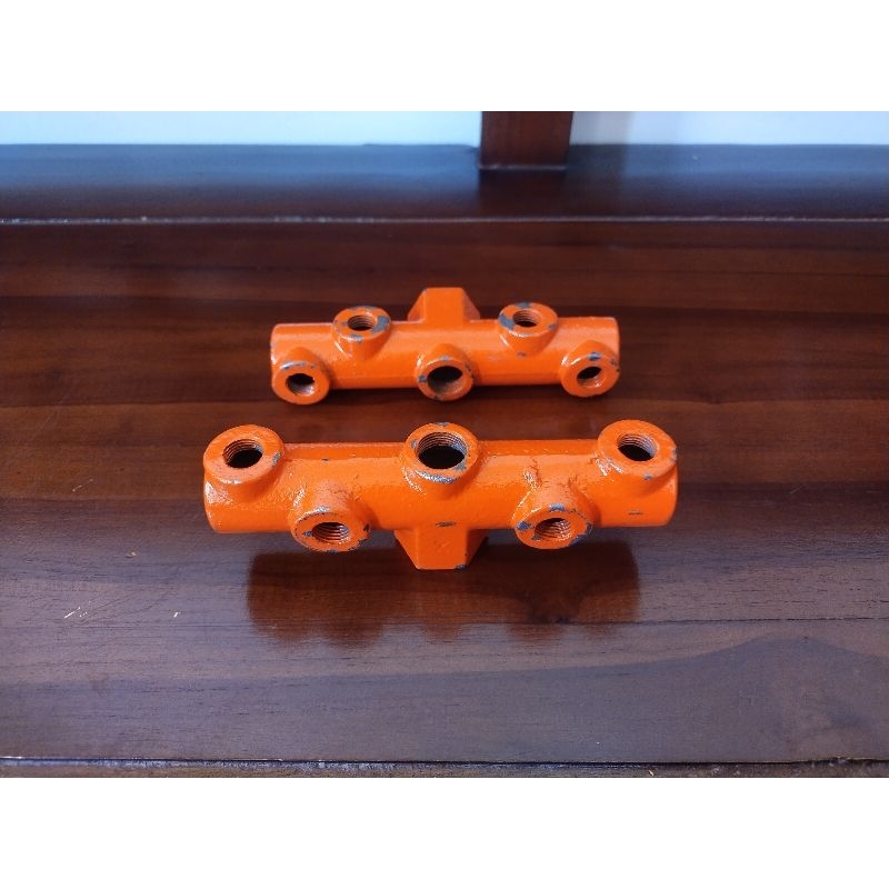 Jual Terminal Manifold Dudukan Kompresor Angin 6 Lubang Outlet 1/4 Inch ...