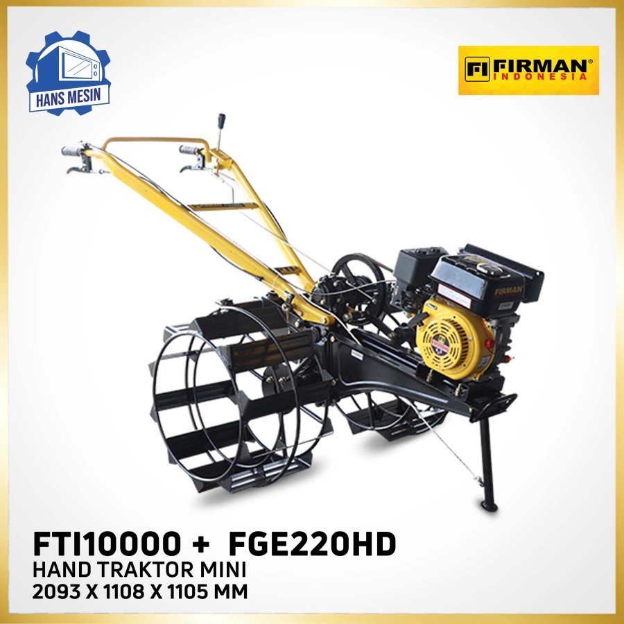 Jual HAND TRAKTOR MINI FIRMAN FTI1000 MESIN BAJAK SAWAH FTI 1000 ...