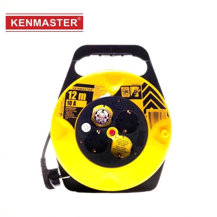 Jual Kenmaster Kabel Roll 4 Lubang 12 Meter - Rol 4 Lb 12M | Shopee ...