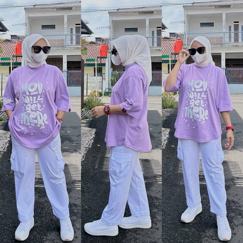 Jual oneset cargo oversize setcel kaos combad 20s jumbo sablon ...