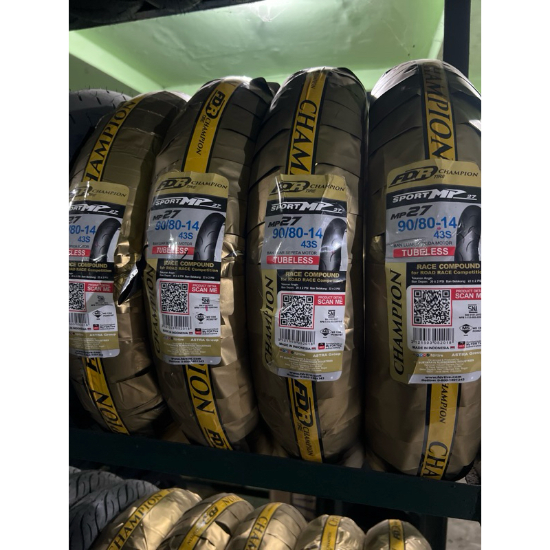 Jual Ban FDR MP27 90/80-14 Soft Coumpond Harga Sepasang | Shopee Indonesia