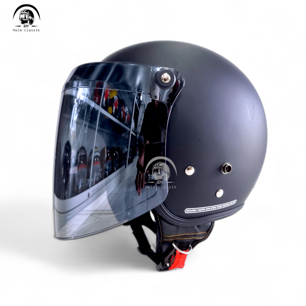 Jual HELM BOGO PREMIUM KACA VENOM SILVER SNAIL ABS | Shopee Indonesia