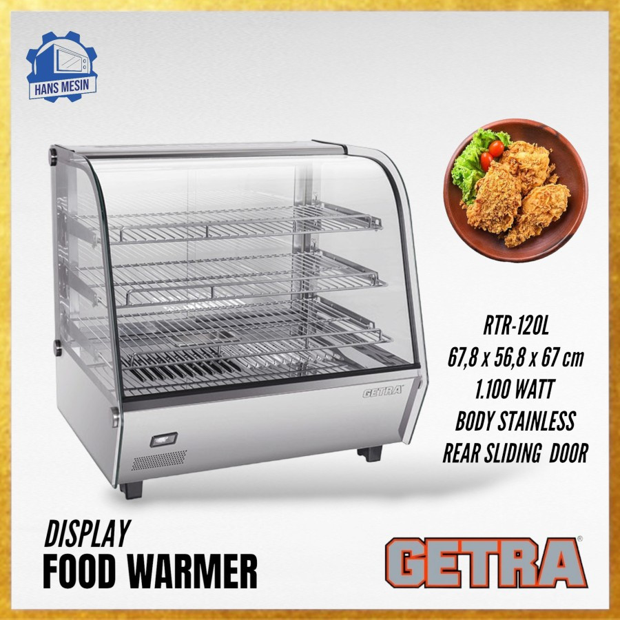 Jual FOOD WARMER (GETRA) RTR-120L FULL STAINLESS | Shopee Indonesia
