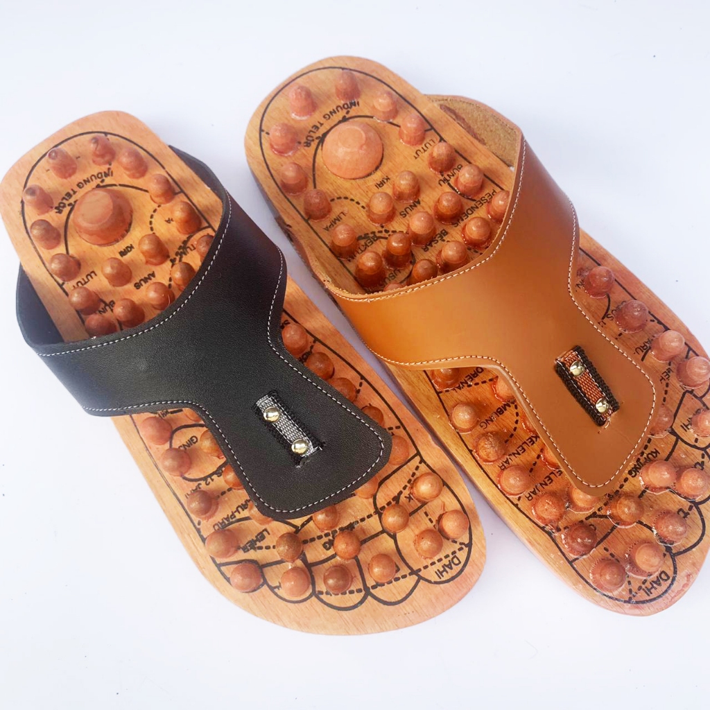 Jual Sandal Terapi Kesehatan Kayu Jepit, Refleksi Sandal Terapi, Sandal Terapi Alas Kaki, Sandal ...