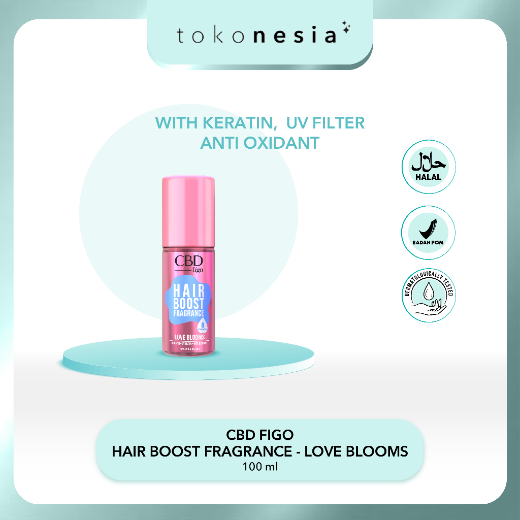 Jual CBD Figo Hair Boost Fragrance - Love Blooms 100ml | Shopee Indonesia