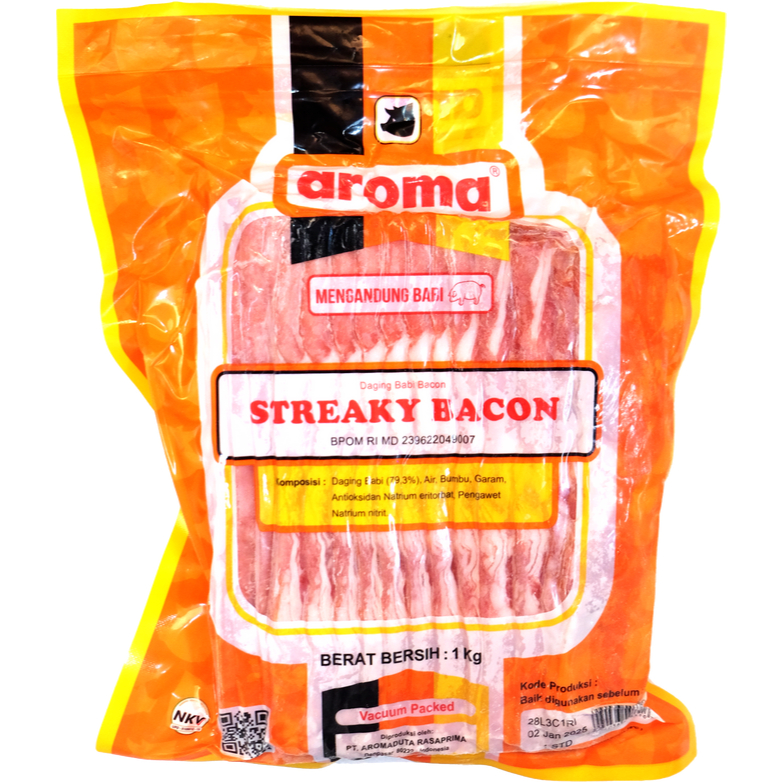 Jual Aroma Streaky Bacon STD 1kg / Streaky Bacon | Shopee Indonesia
