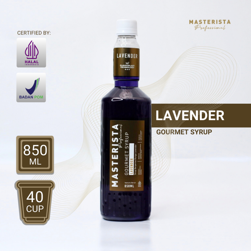 Jual Masterista Sirup Lavender 850ml / Lavender Syrup | Shopee Indonesia