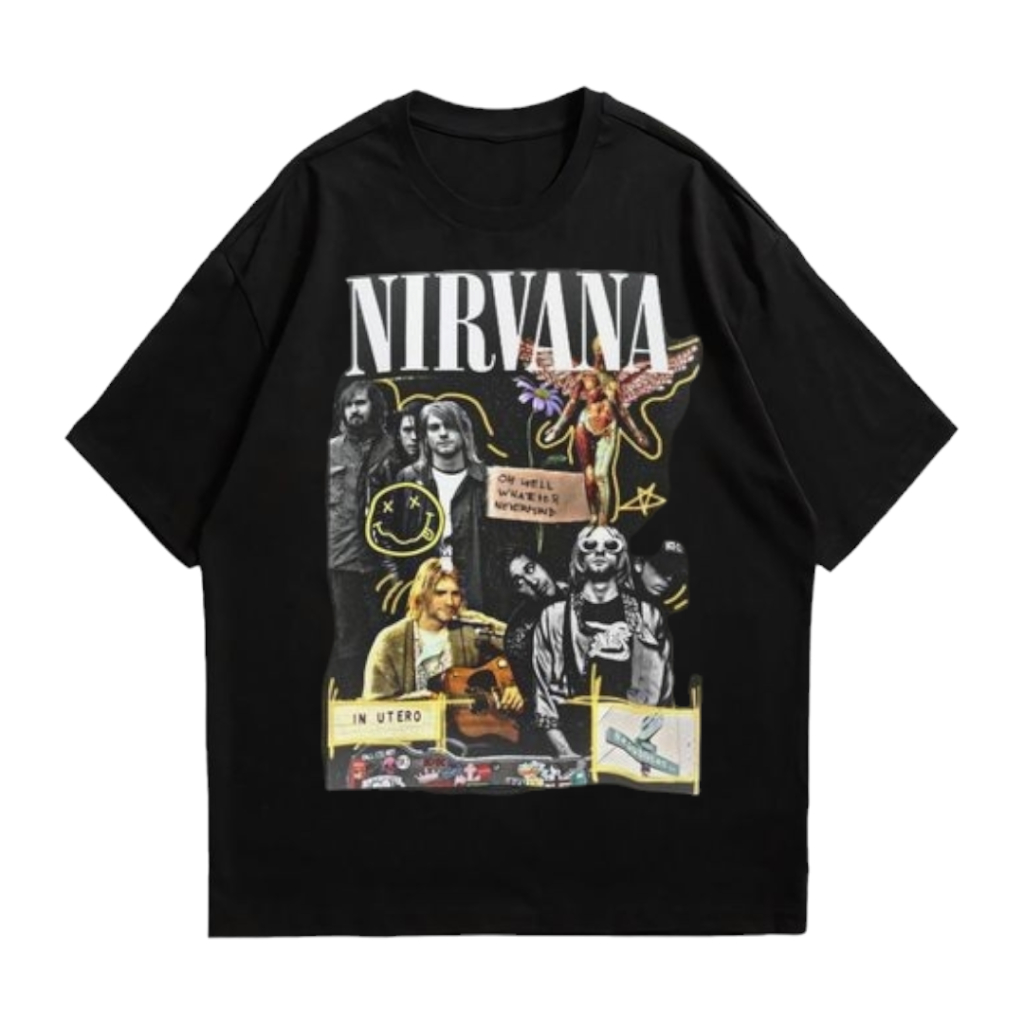 Jual Kaos Nirvana Series | Kaos Band | Parodi | Kurt Cobain | BAJU ...