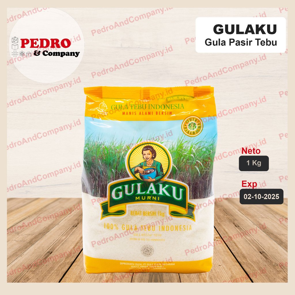 Jual Gulaku 1kg kuning - gula tebu GULA PASIR PUTIH SUGAR CANE | Shopee ...
