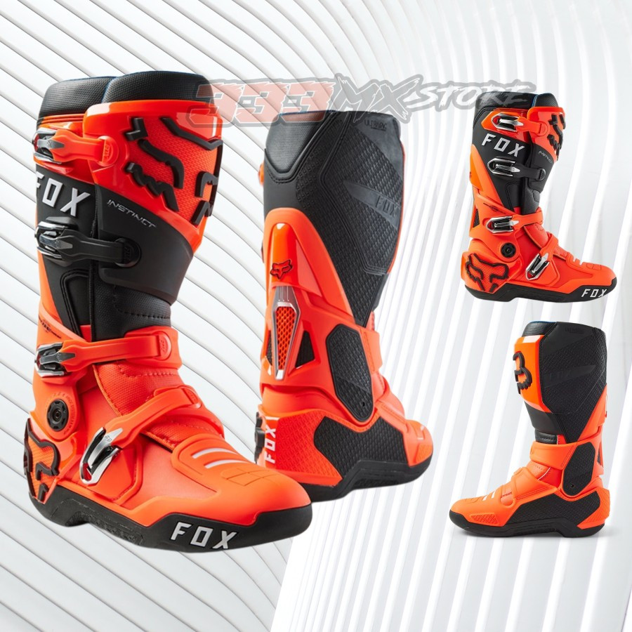 Jual Boots Fox Instinct Flo Orange Sepatu Boots FOX Instinct Cross ...
