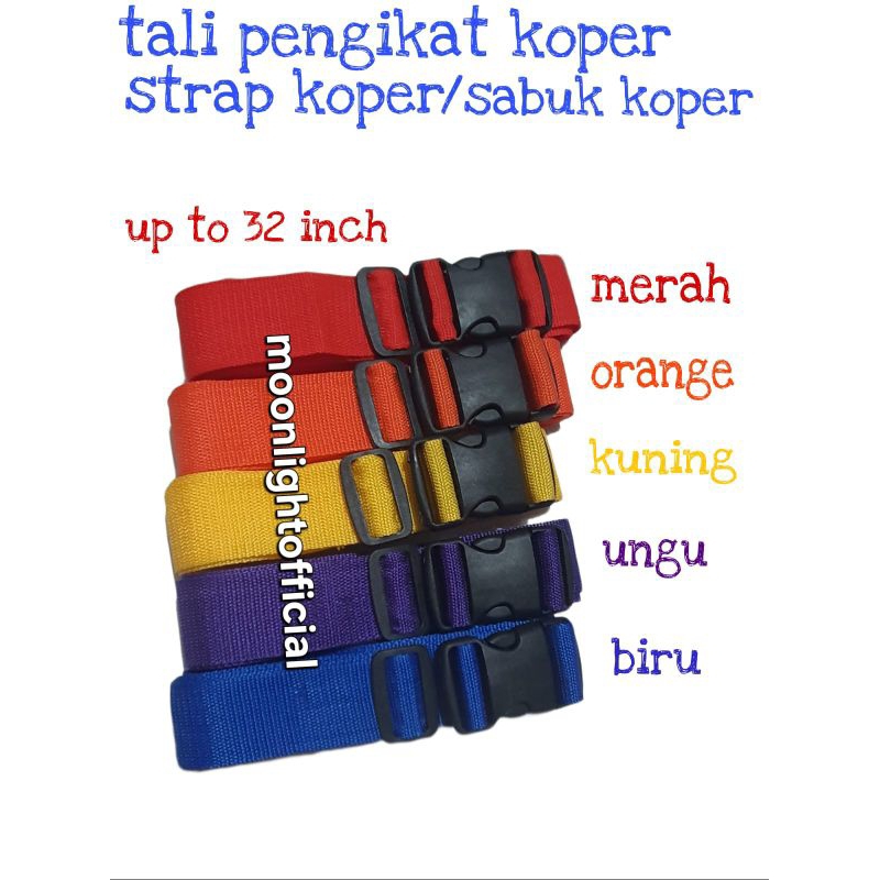 Jual DISKON !!! tali koper || belt pengaman koper || luggage strap ...