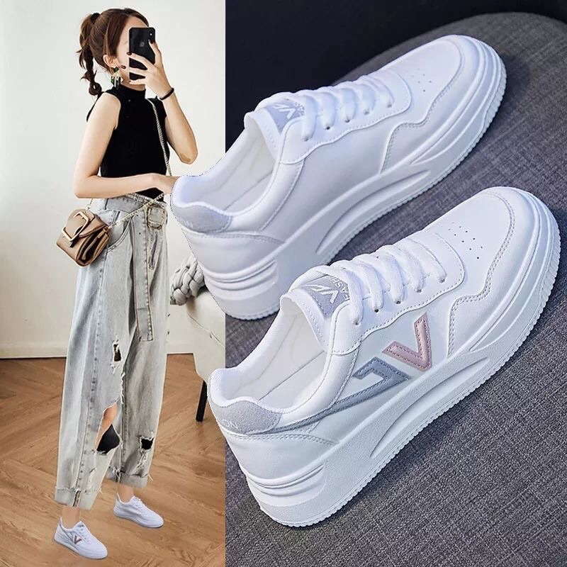 Jual sepatu wanita sneakers ootd terbaru casual sport | Shopee Indonesia