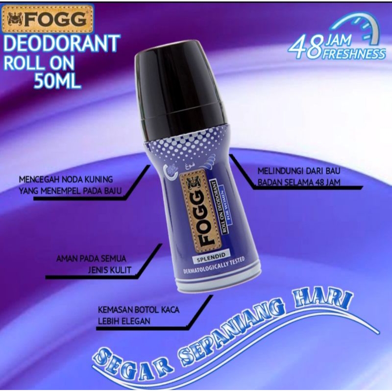 Jual Fogg Deodorant Roll On 50ml ( BUY 1 GET 1 ) | Shopee Indonesia
