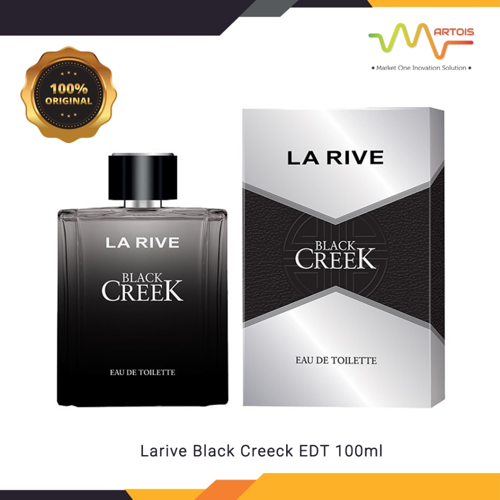 Jual Larive Black Creeck EDT 100ml / Parfum Pria Original | Shopee ...
