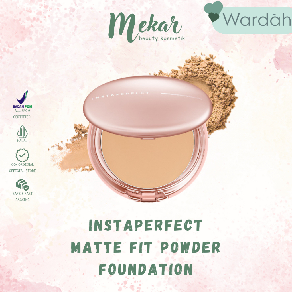 Jual WARDAH Instaperfect Matte Fit Powder Foundation 13gr | Refill ...