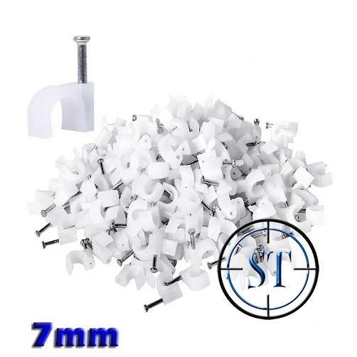 Jual Paku Klem Beton no 7 Clamp kabel Listrik Diameter 7mm Dinding ...