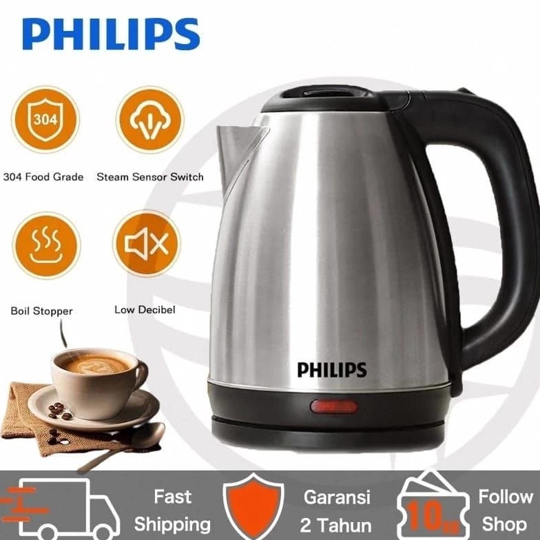 Jual KODE C54J Teko Listrik Philips Kettle Listrik 18 Liter 15 Watt ...