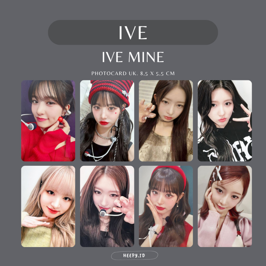 Jual [IVE] UNOFFICIAL PHOTOCARD IVE MINE | Shopee Indonesia