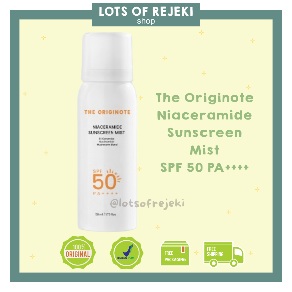 Jual The Originote Niaceramide Sunscreen Mist SPF 50 PA++++ | Sunscreen ...