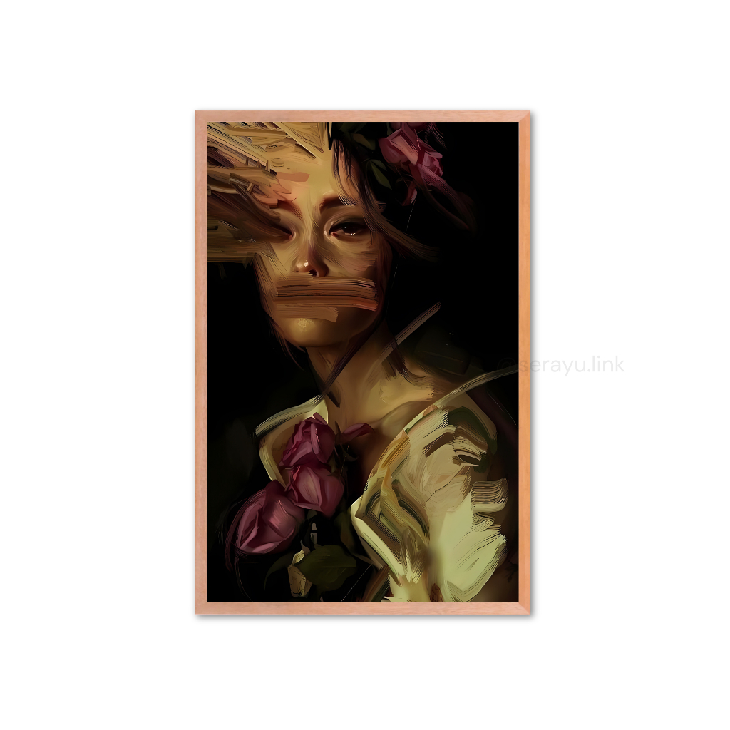Jual Poster Art Print "Rahasia Wanita dan Kesedihan" Plus Bingkai Kayu ...