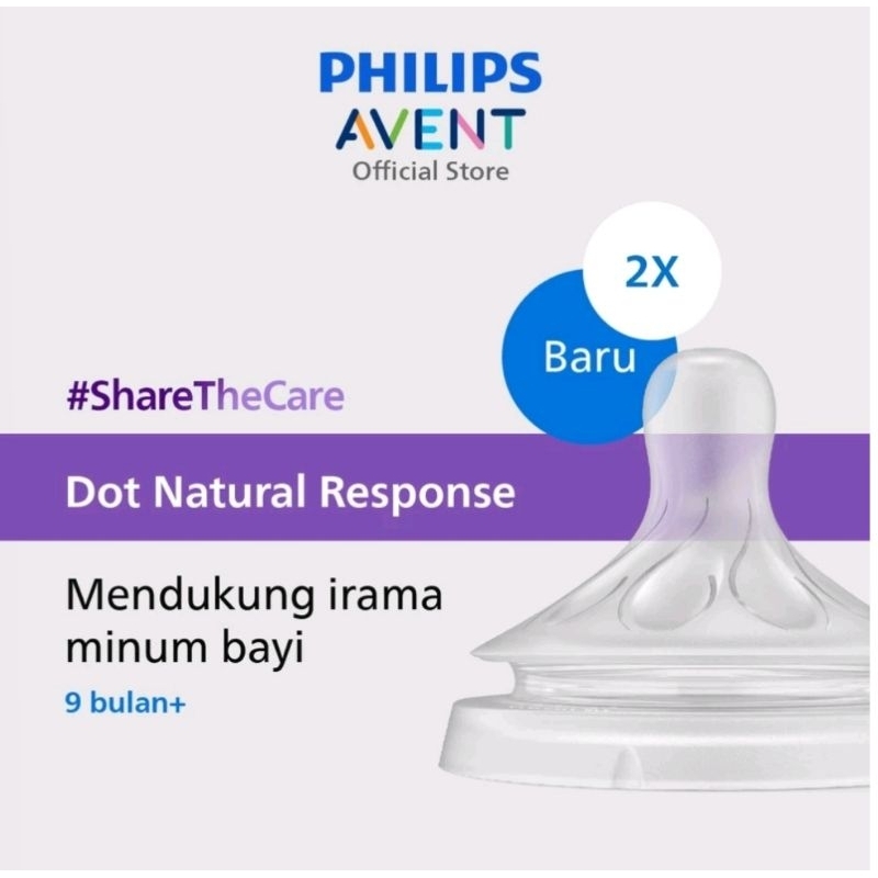 Jual Philips Avent Dot Natural Response 6m+ / 9m+ | Shopee Indonesia
