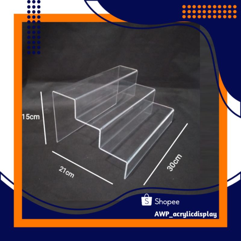 Jual Display rak tangga acrylic/display action figure murah | Shopee ...